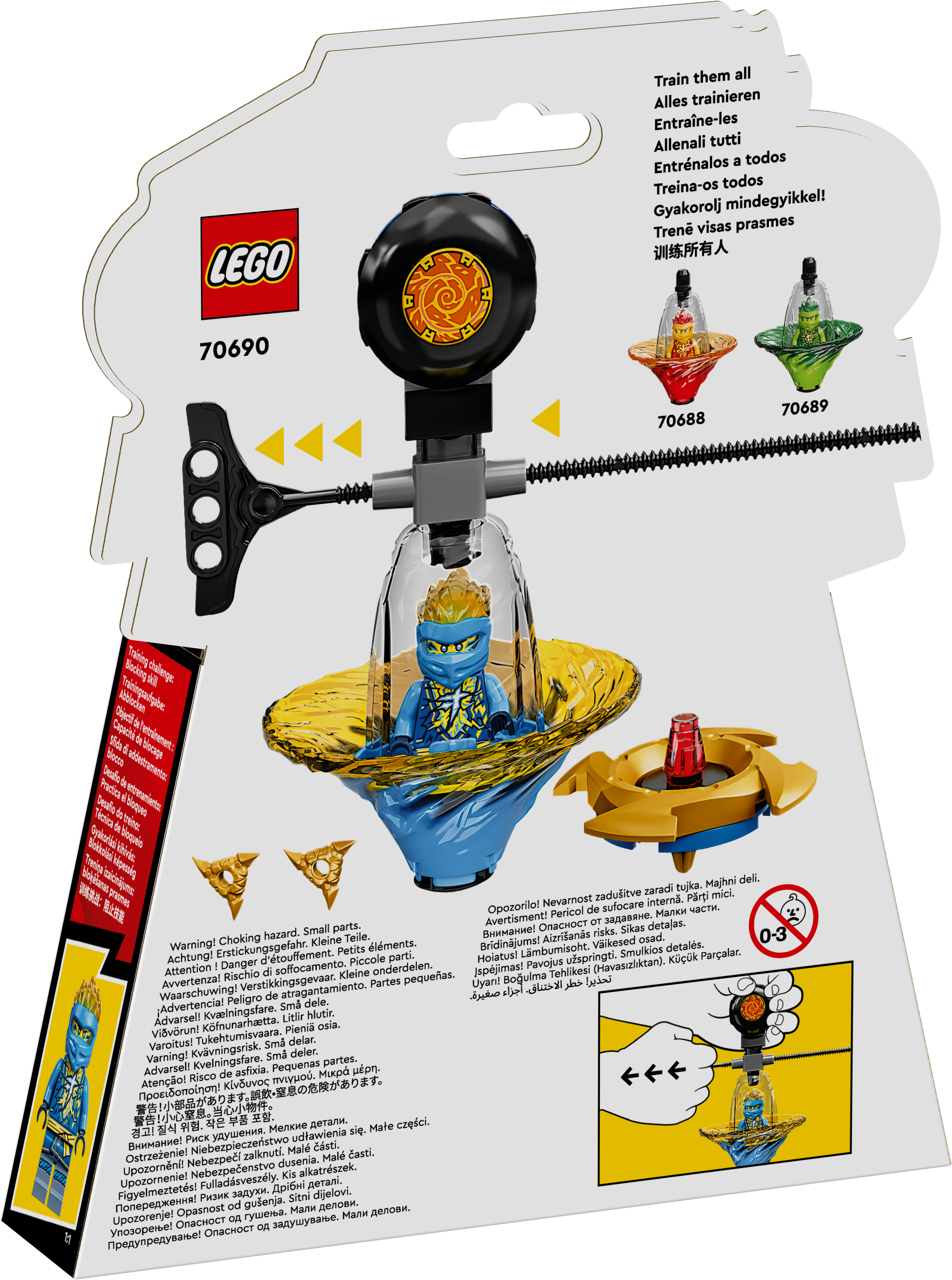 LEGO NINJAGO Jay nindzju spindžitsu treniņš, 70690 | KIDO.LV